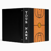 Basketball Court Binder - Custom Basketball Gifts | Zazzle