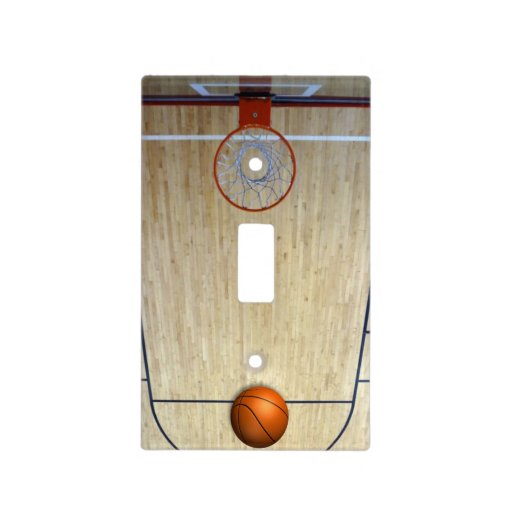 Basketball Court Light Switch Cover | Zazzle