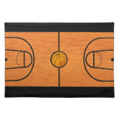 Basketball Court Placemat - Unique Basketball Gift | Zazzle