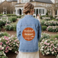 Basketball Denim Jacket | Zazzle