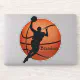 Basketball Design Contour Sticker | Zazzle