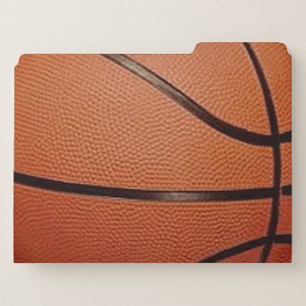 Basketball Design File Folders Set | Zazzle