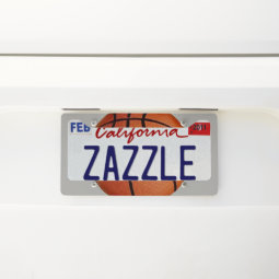 Basketball Design License Plate Frame | Zazzle