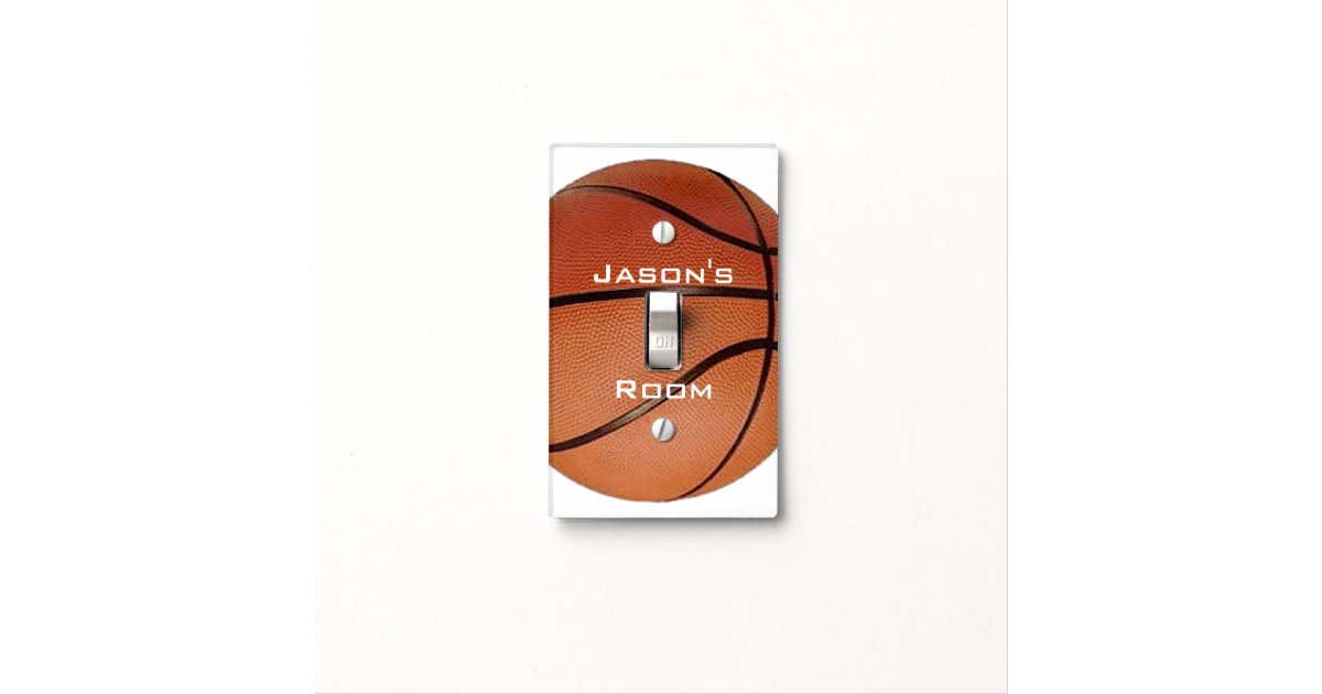 Basketball Design Light Switch Cover | Zazzle
