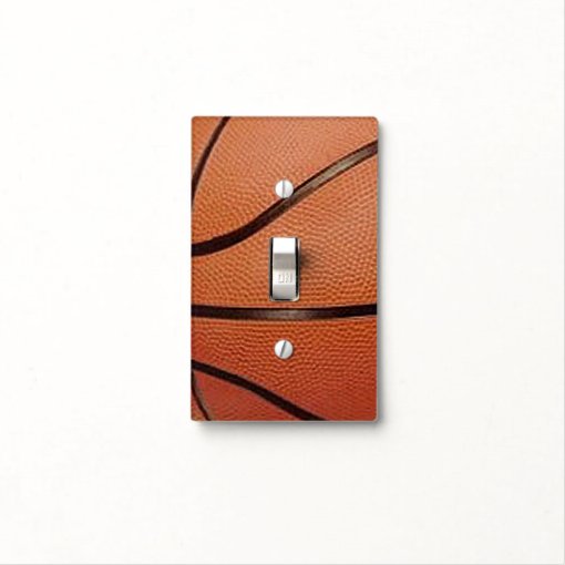 Basketball Design Light Switch Cover | Zazzle