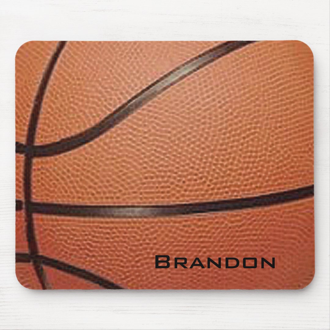 Basketball Design Mousepad | Zazzle