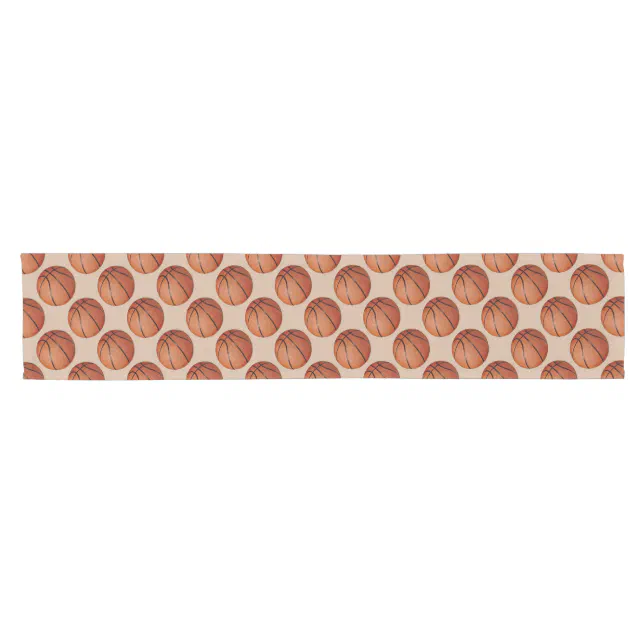 Basketball Design Table Runner | Zazzle