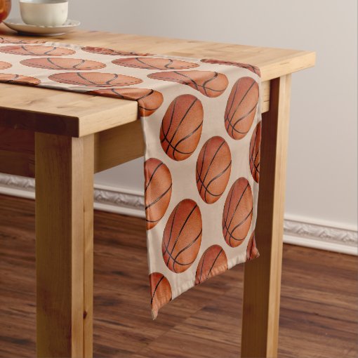Basketball Design Table Runner | Zazzle