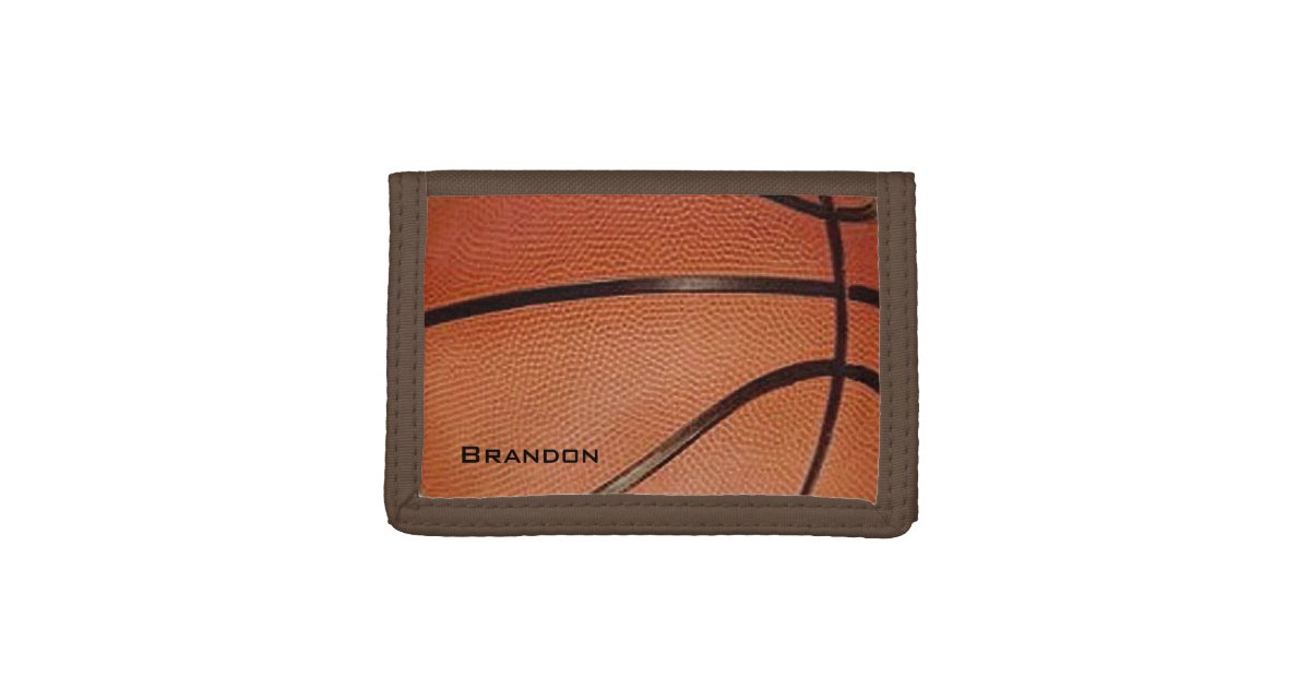Basketball Design Wallet | Zazzle