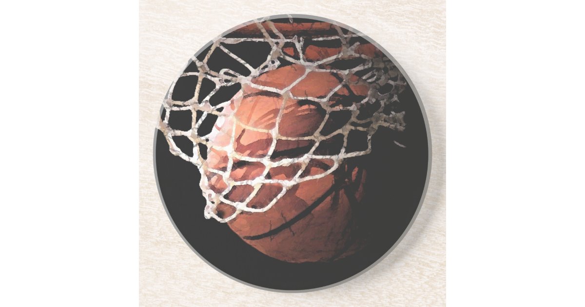 Basketball Drink Coaster | Zazzle