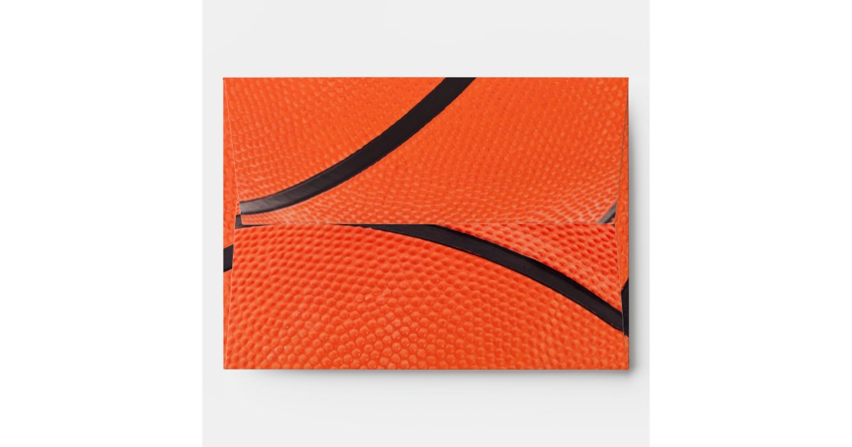 Basketball Envelope | Zazzle