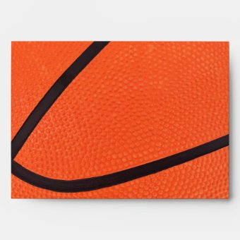 Basketball Envelope | Zazzle
