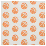 Basketball Fabric. Fabric | Zazzle