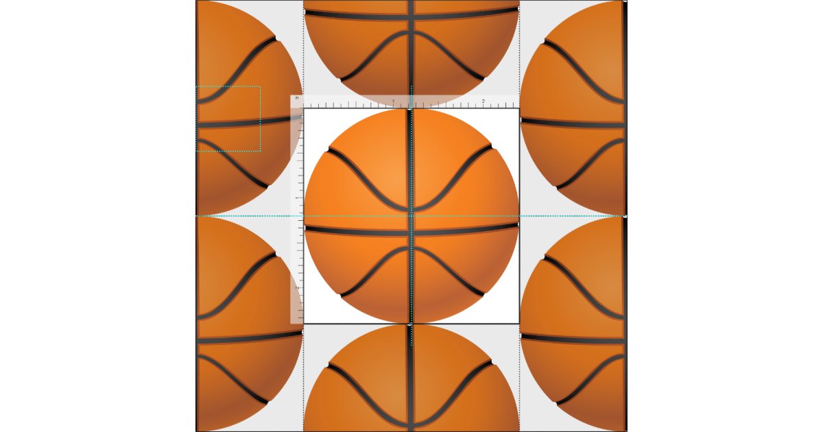 Basketball Fabric. Fabric | Zazzle