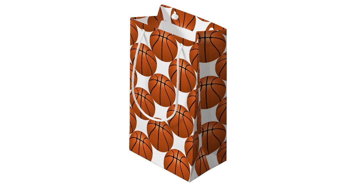 Basketball Fun Small Gift Bag | Zazzle