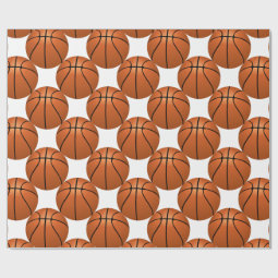 Basketball Fun Wrapping Paper | Zazzle