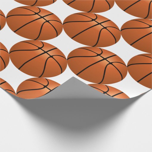 Basketball Fun Wrapping Paper | Zazzle