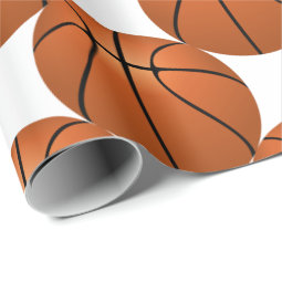 Basketball Fun Wrapping Paper | Zazzle