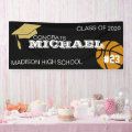 Basketball Graduation Banner Sign | Zazzle