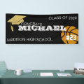 Basketball Graduation Banner Sign | Zazzle