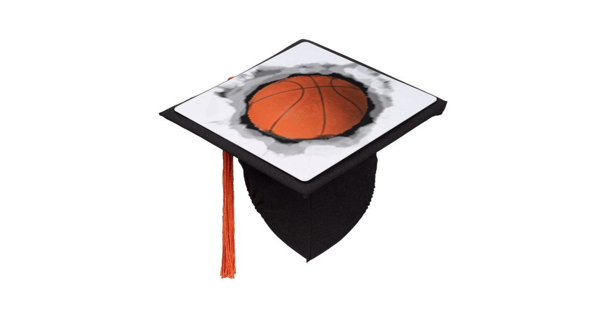 Basketball Graduation Cap Topper | Zazzle