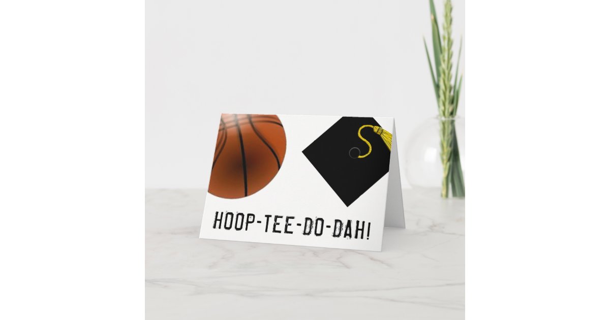 Basketball Graduation Card | Zazzle
