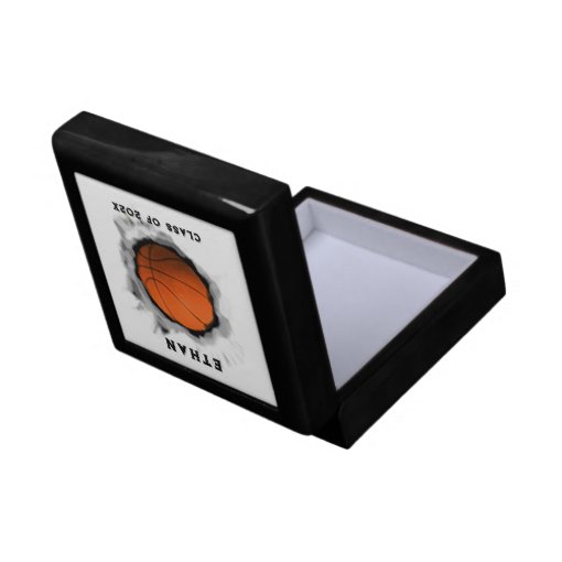 Basketball Graduation Gift Ideas Keepsake Box | Zazzle