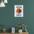 Basketball Graduation Personalized Poster | Zazzle