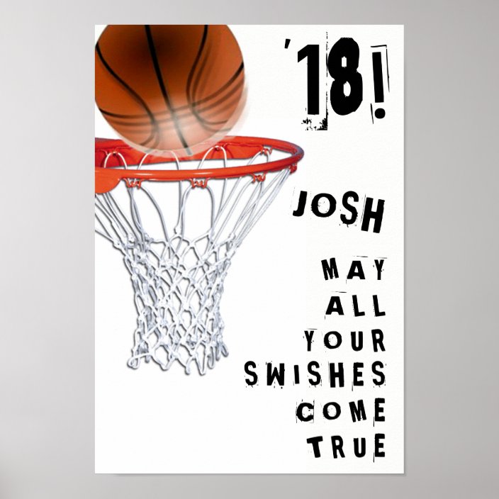 Basketball Graduation Poster | Zazzle.com