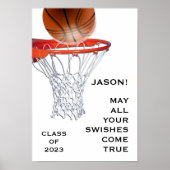 Basketball Graduation Poster | Zazzle