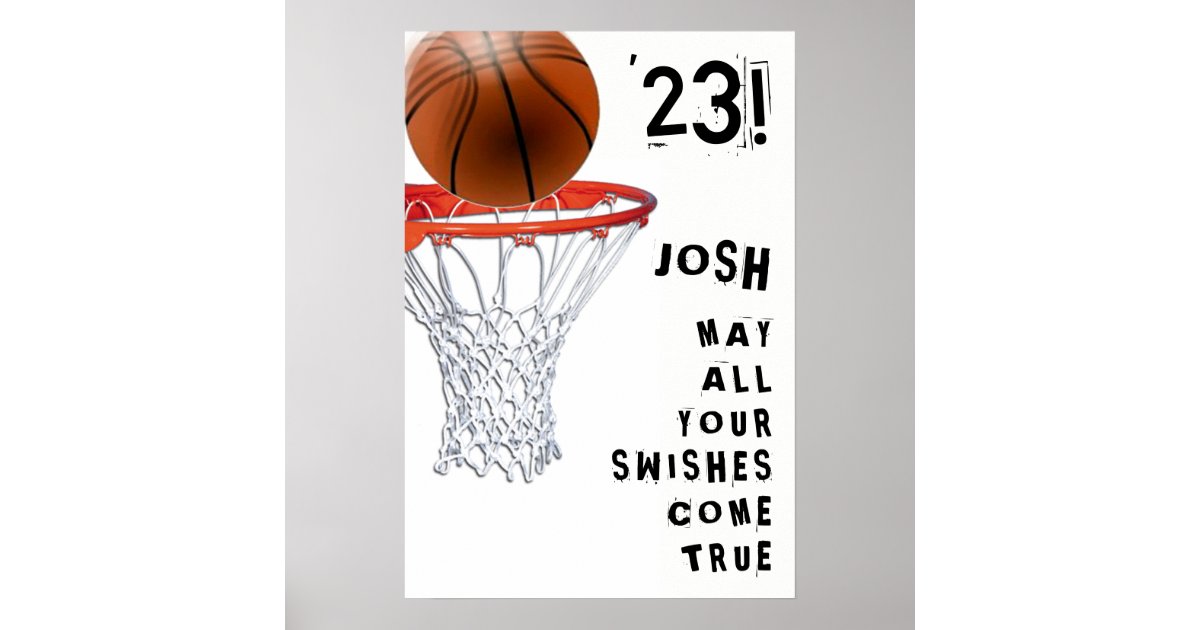 Basketball Graduation Poster | Zazzle
