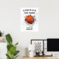 Basketball Graduation Poster | Zazzle