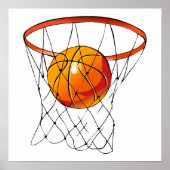 Basketball Hoop Poster | Zazzle