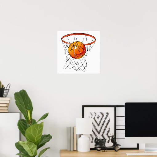 Basketball Hoop Poster | Zazzle