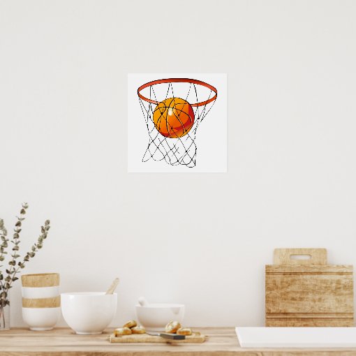 Basketball Hoop Poster | Zazzle