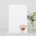 Basketball Hoop Stationery | Zazzle