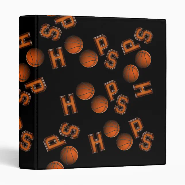 Basketball Hoops Binder | Zazzle
