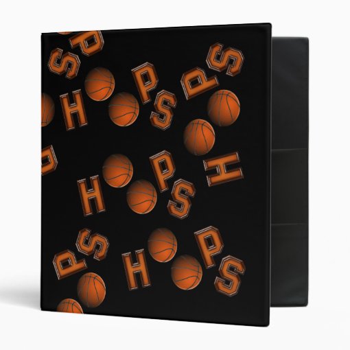 Basketball Hoops Binder | Zazzle