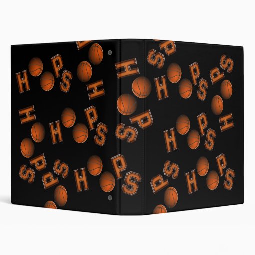Basketball Hoops Binder | Zazzle