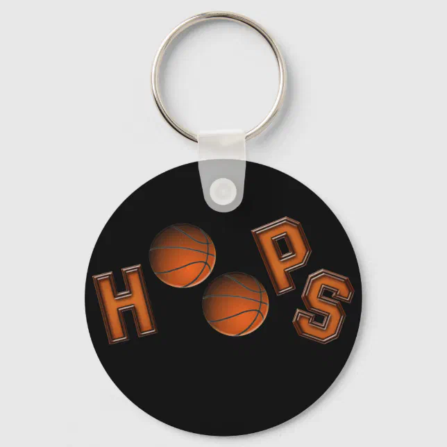 Basketball Hoops Keychain | Zazzle