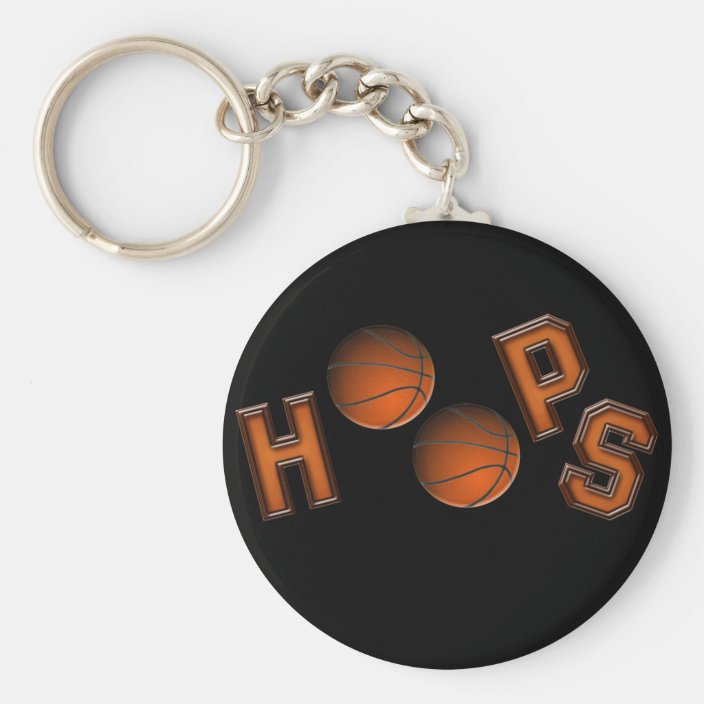 Basketball Hoops Keychain | Zazzle.com
