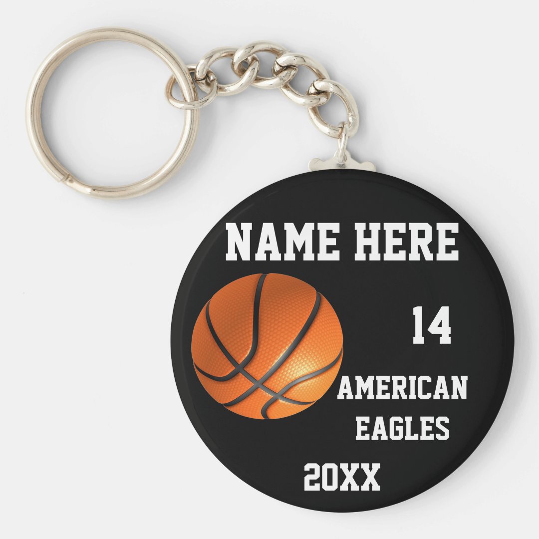 Basketball Keychains | Zazzle