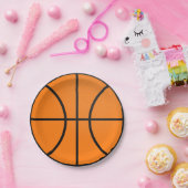 Basketball Kids Sports Birthday Party Paper Plates | Zazzle