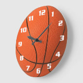 Basketball Large Clock | Zazzle