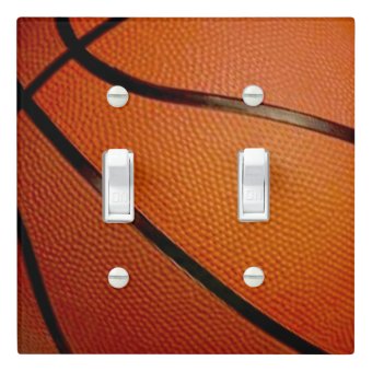 Basketball Light Switch Plates 1 to 3 Switches | Zazzle