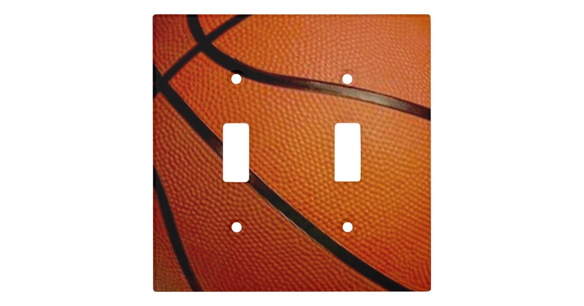 Basketball Light Switch Plates 1 to 3 Switches | Zazzle