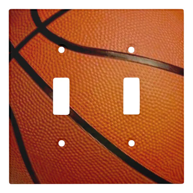 Basketball Light Switch Plates 1 to 3 Switches | Zazzle