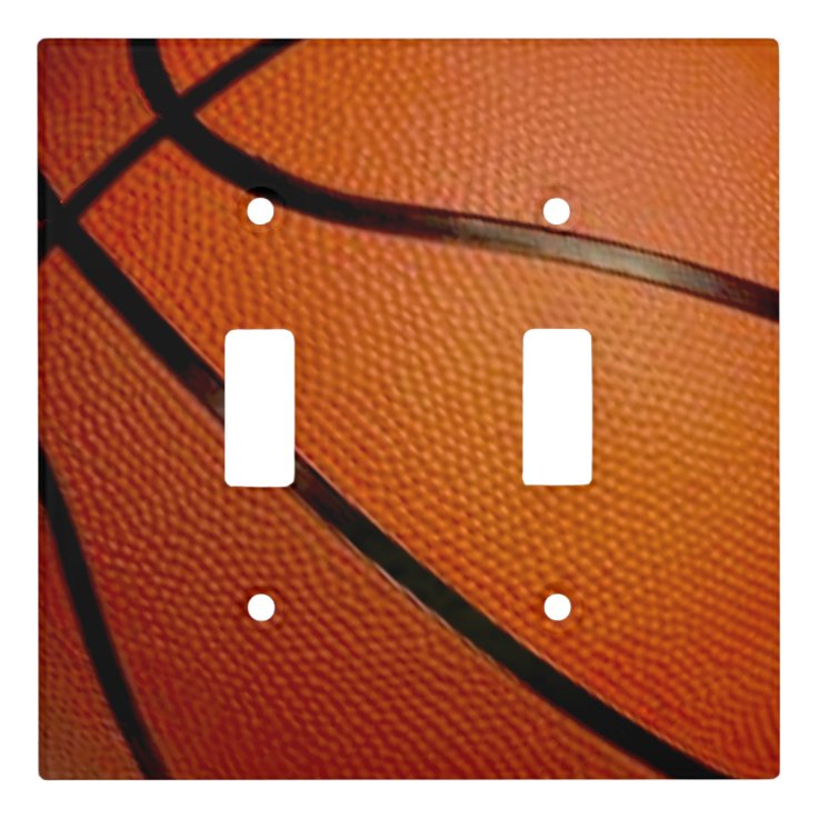 Basketball Light Switch Plates 1 to 3 Switches | Zazzle