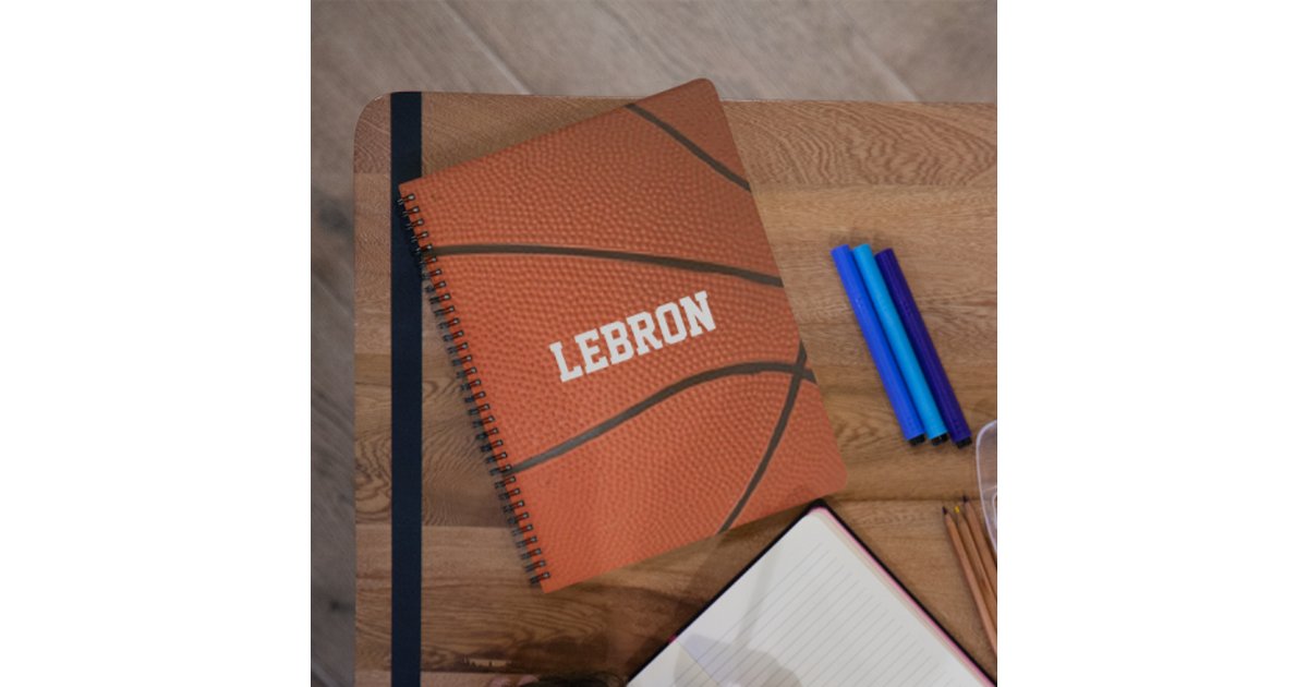 Basketball Look Personalized Notebook | Zazzle