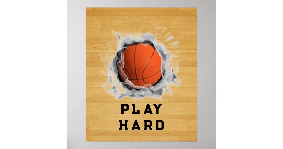 Basketball Motivational Poster | Zazzle